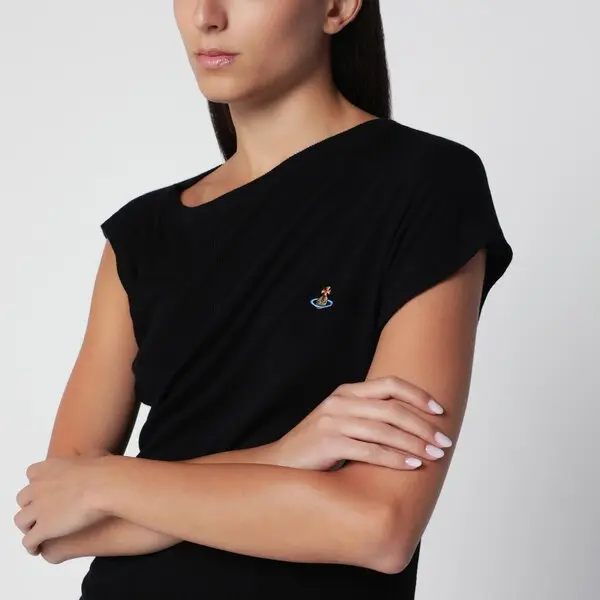 VIVIENNE WESTWOOD Asymmetrical T-shirt - Black