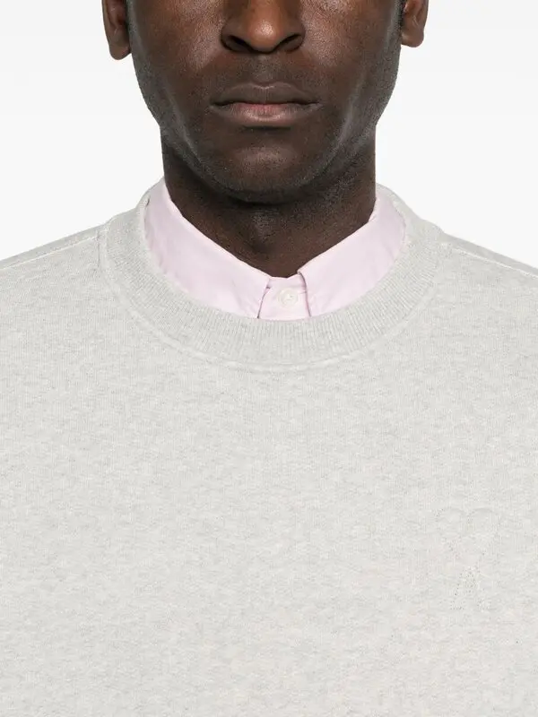 AMI Paris De Coeur Cotton Sweatshirt