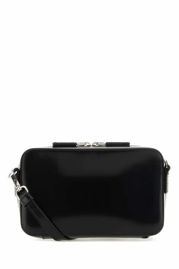 Prada Leather Brique Crossbody Bag