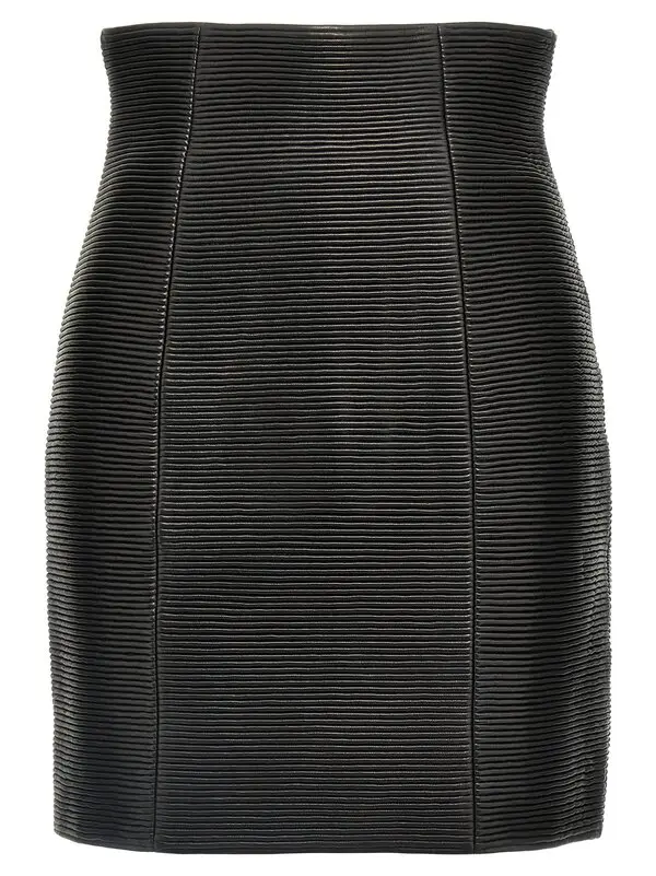 Balmain Hw Rolled' Skirt