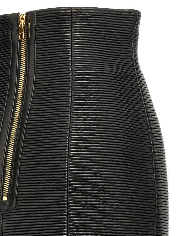 Balmain Hw Rolled' Skirt