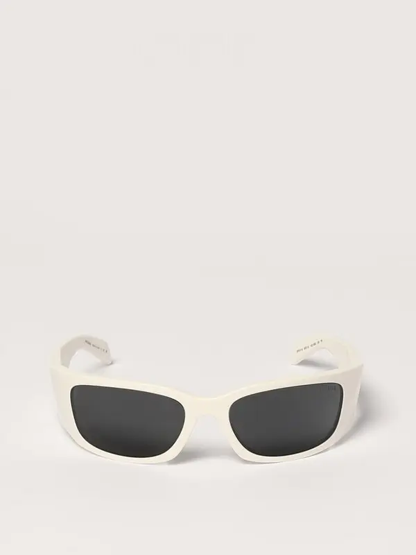 Prada Acetate Sunglasses - White