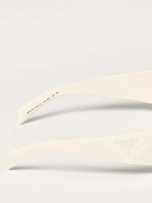 Prada Acetate Sunglasses - White