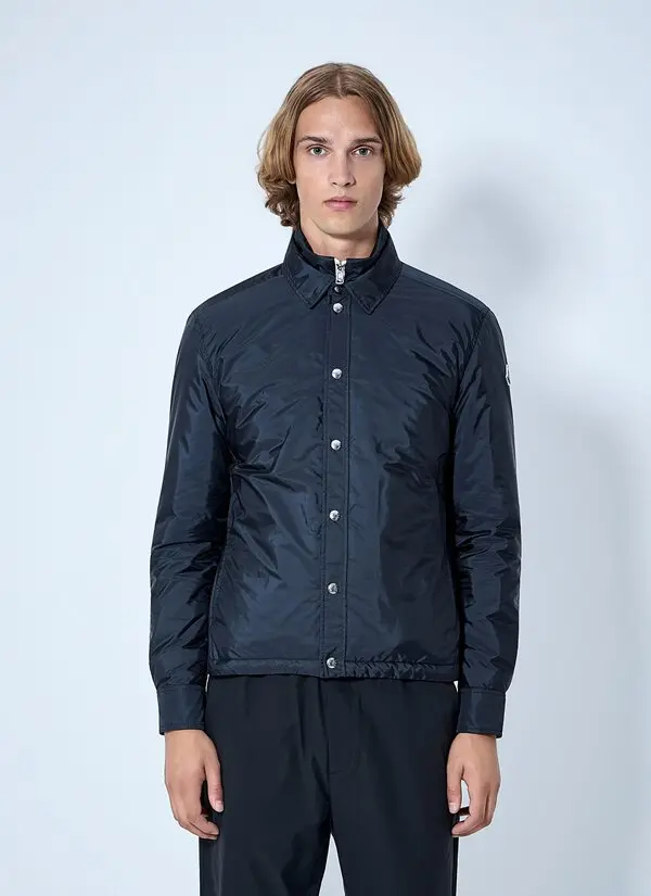Moncler Meridelle Down Shirt Jacket - Blue
