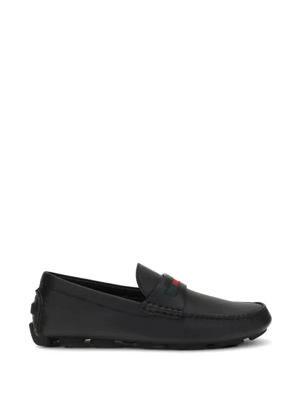 Gucci Leather Loafers - Multicolor