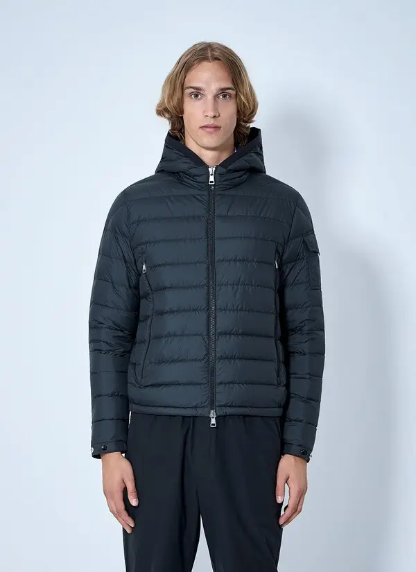 Moncler Galion Hooded Short Down Jacket