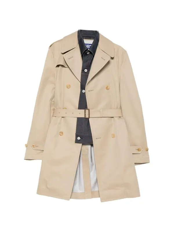 Junya Watanabe Cotton Double-breasted Coat - Multicolor