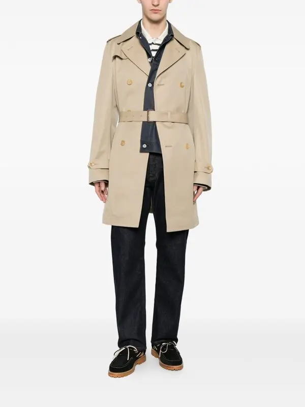 Junya Watanabe Cotton Double-breasted Coat - Multicolor