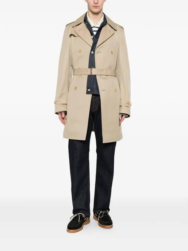 Junya Watanabe Cotton Double-breasted Coat - Multicolor