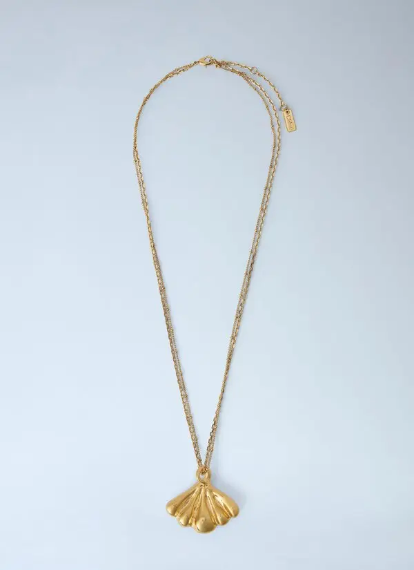 Chloé Mirror Pendant Necklace