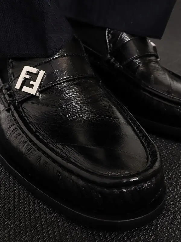 Fendi Missina Leather Loafers - Multicolor