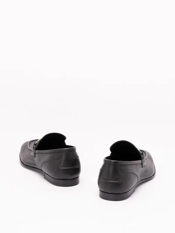 Gucci Leather Como Loafers