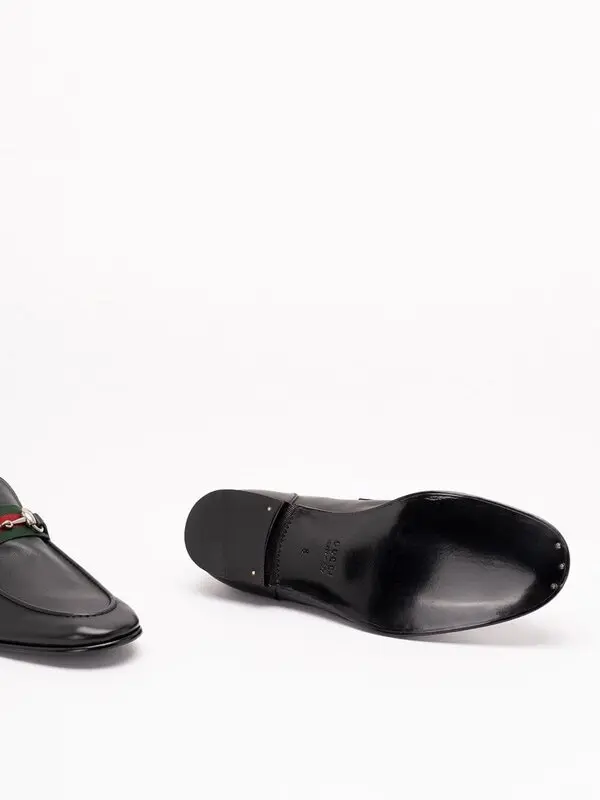 Gucci Leather Como Loafers