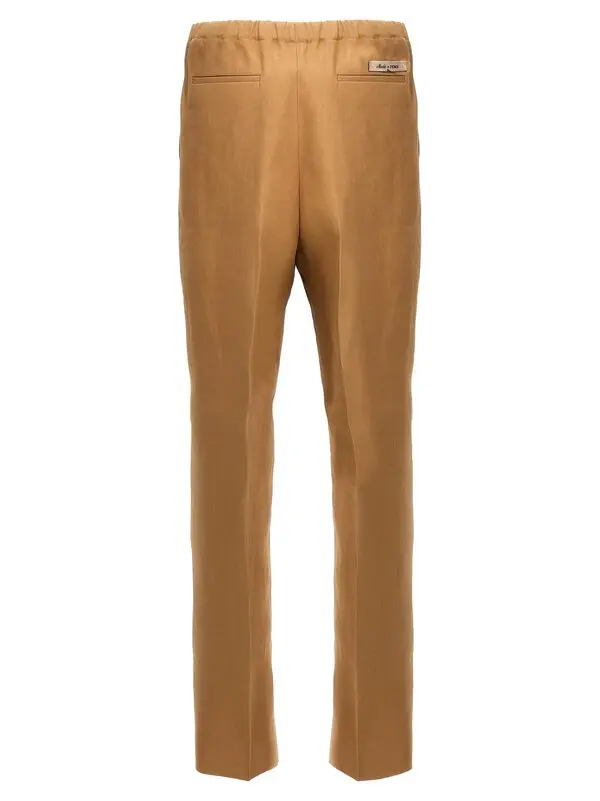 Fendi Paper Canvas Pants - Cream