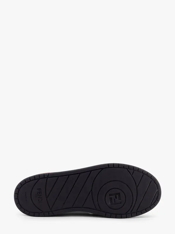 Fendi Match Ff Jacquard And Suede Sneakers