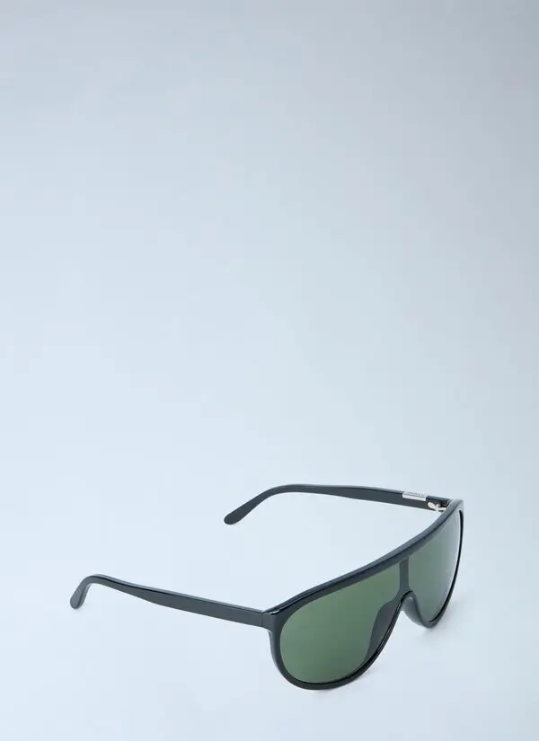 TOTEME Shield Aviator Sunglasses - Black