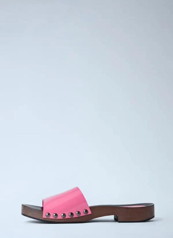 Miu Miu Studded Slide Sandals