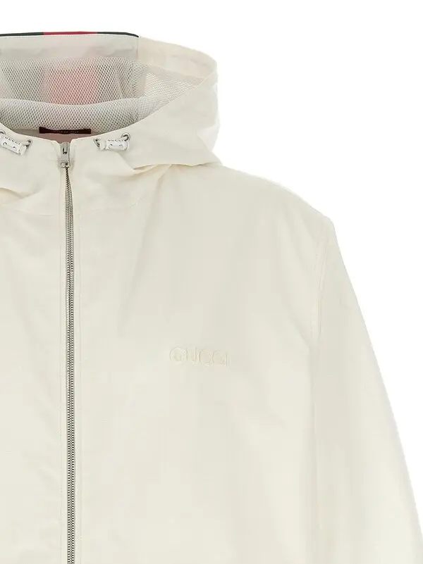 Gucci Water-repellent Cotton Hooded Jacket