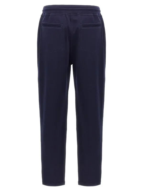 Brunello Cucinelli Cotton Blend Joggers - Blue