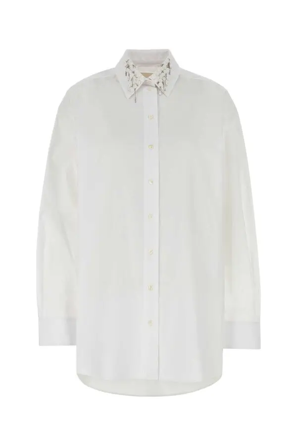 Givenchy Poplin Oversize Shirt - White