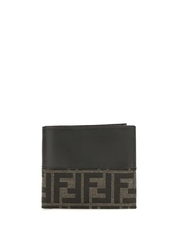 Fendi Ff Jacquard Bifold Wallet