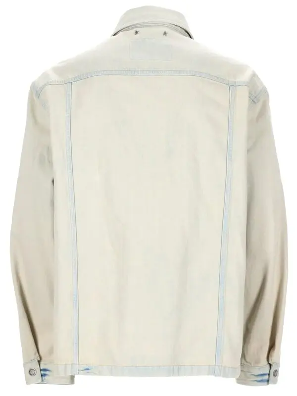 GOLDEN GOOSE Giacca In Denim Con Tasca Ricamata