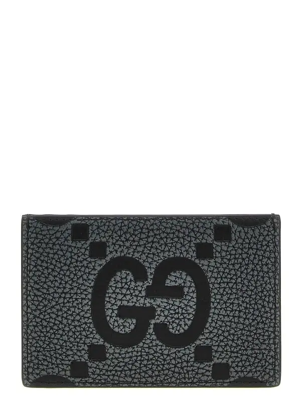 Gucci Maxi Cardholder Gg - Black