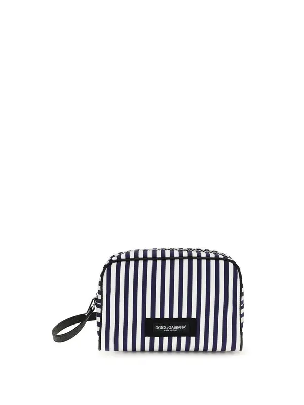 Dolce & Gabbana Striped Poplin Handbag - Multicolor