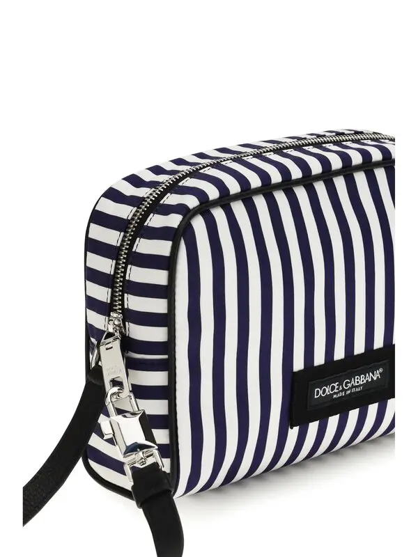 Dolce & Gabbana Striped Poplin Handbag - Multicolor