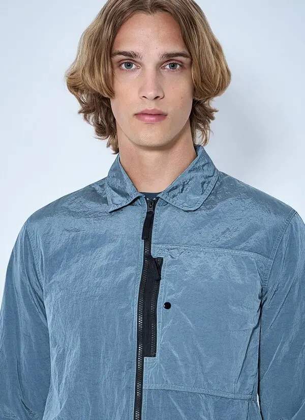 Stone Island Zip-up Jacket With Chest Pocket