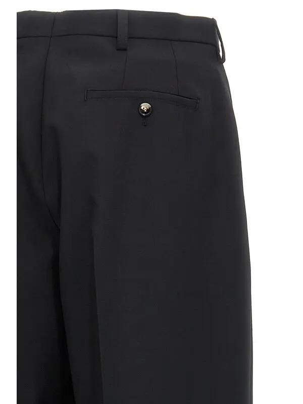 Marni Wool Blend Trousers - Black