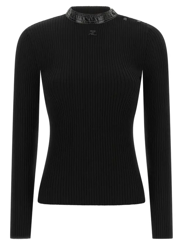COURREGES Ribbed Sweater