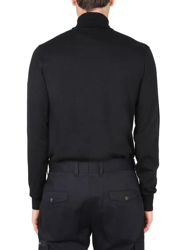 Dolce & Gabbana Wool Turtleneck Sweater - Black