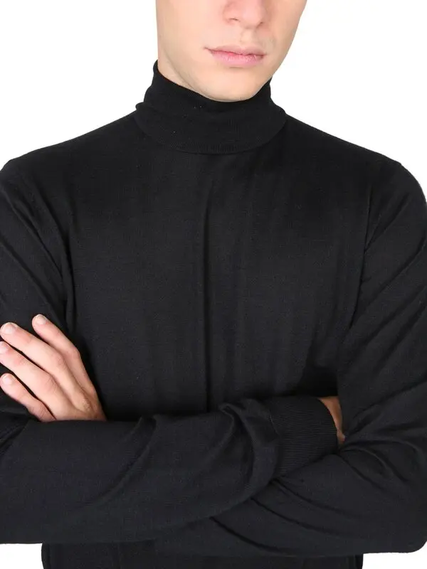 Dolce & Gabbana Wool Turtleneck Sweater - Black