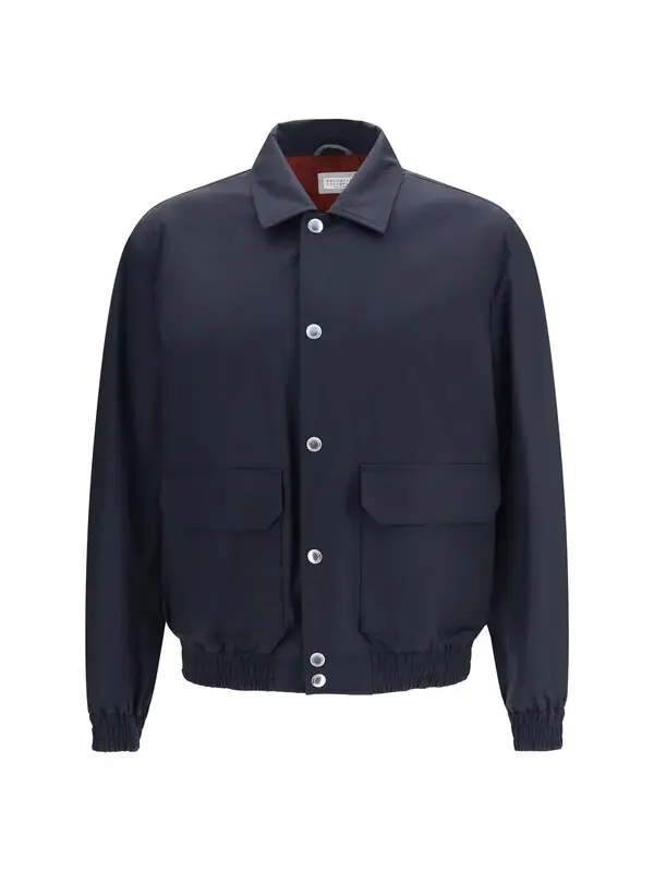 Brunello Cucinelli Silk And Wool Jacket - Blue