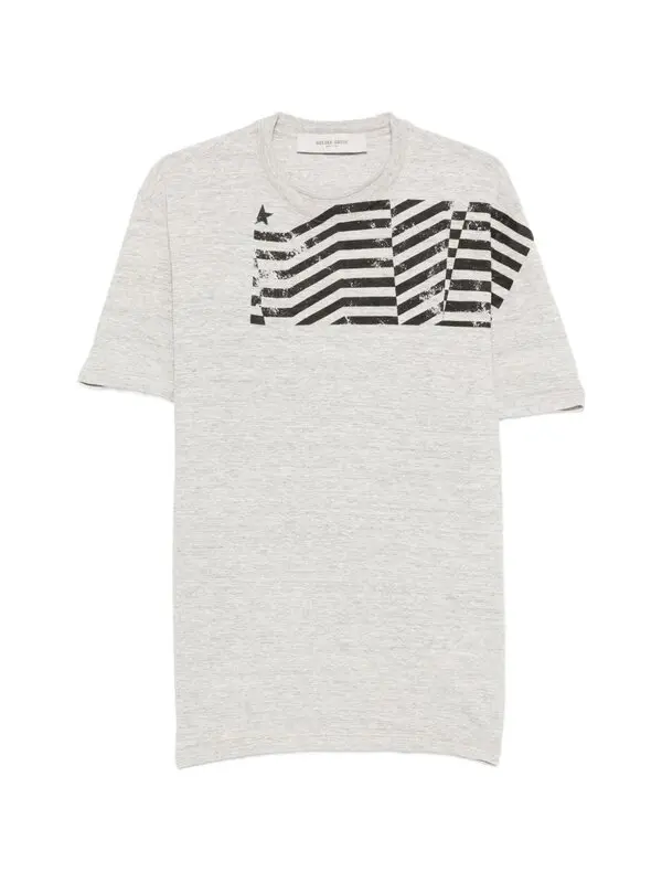 GOLDEN GOOSE Printed Cotton T-shirt