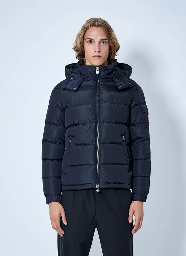 Moncler Maya Matte Short Down Jacket - Blue