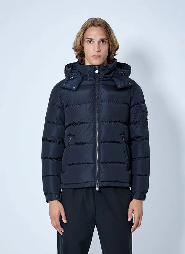 Moncler Maya Matte Short Down Jacket - Blue