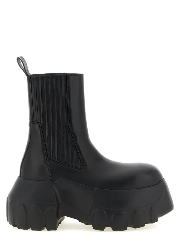 Rick Owens Beatle Mega Tractor' Ankle Boots