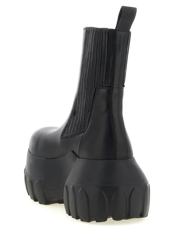 Rick Owens Beatle Mega Tractor' Ankle Boots