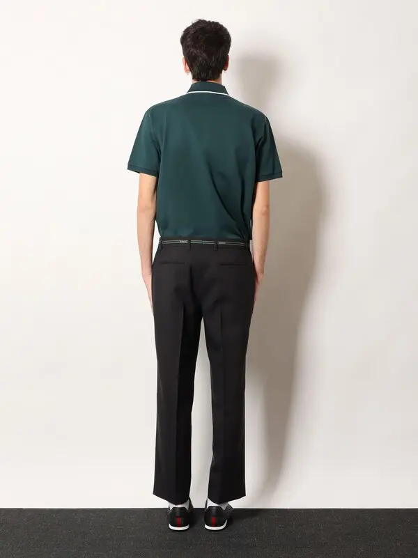 Gucci Wool Trousers With Detail - Multicolor