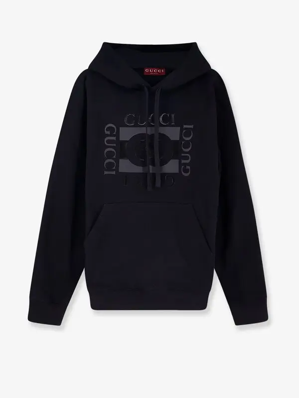 Gucci Cotton Sweatshirt With Gg Incrocio Print