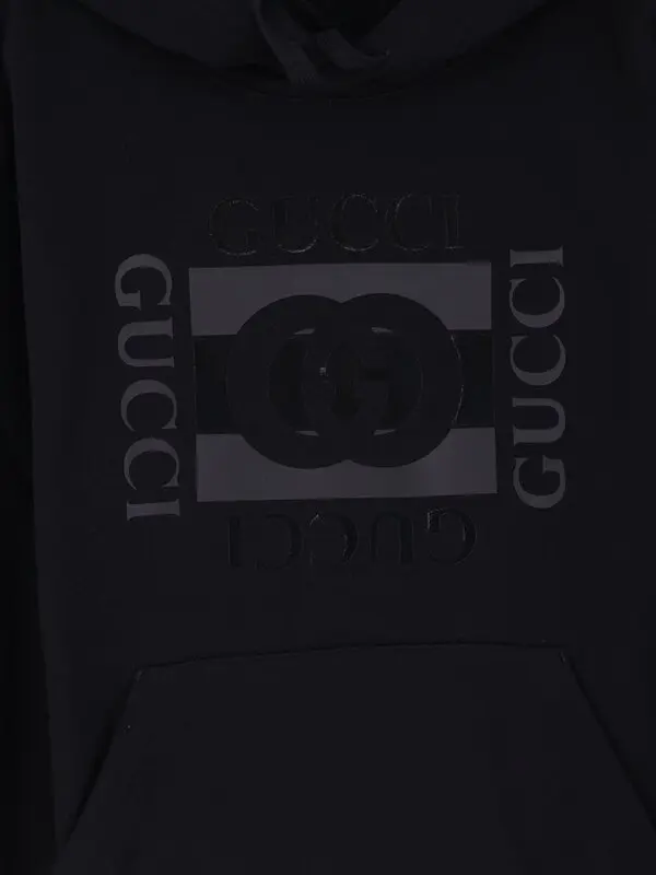 Gucci Sweatshirt With Gg Incrocio Print - Multicolor