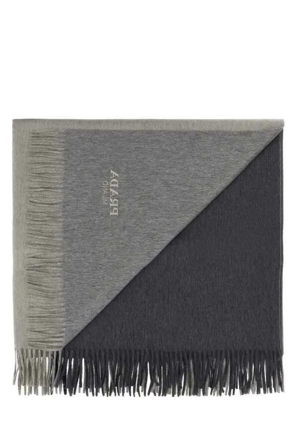 Prada Two-tone Cashmere Blend Blanket