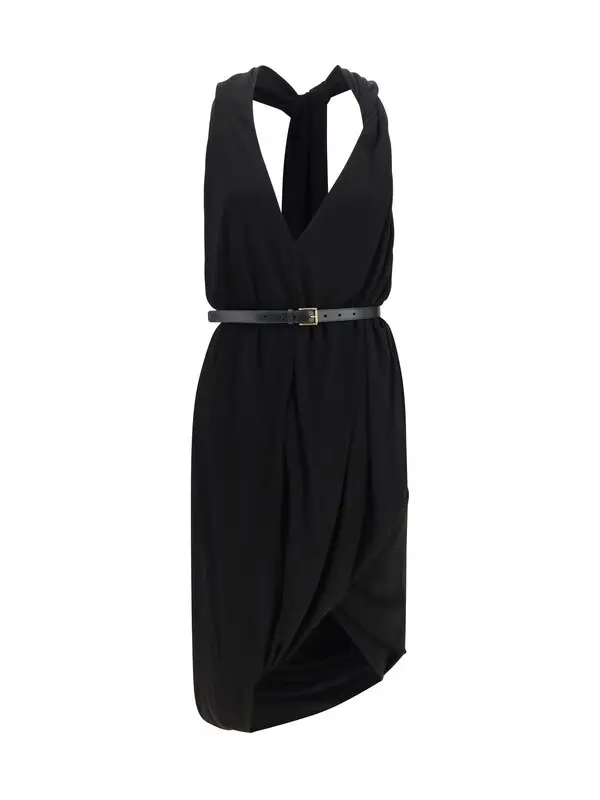 Loewe Draped Viscose Dress