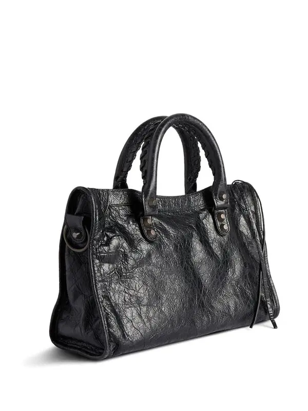 Balenciaga Leather Shoulder Bag - Black