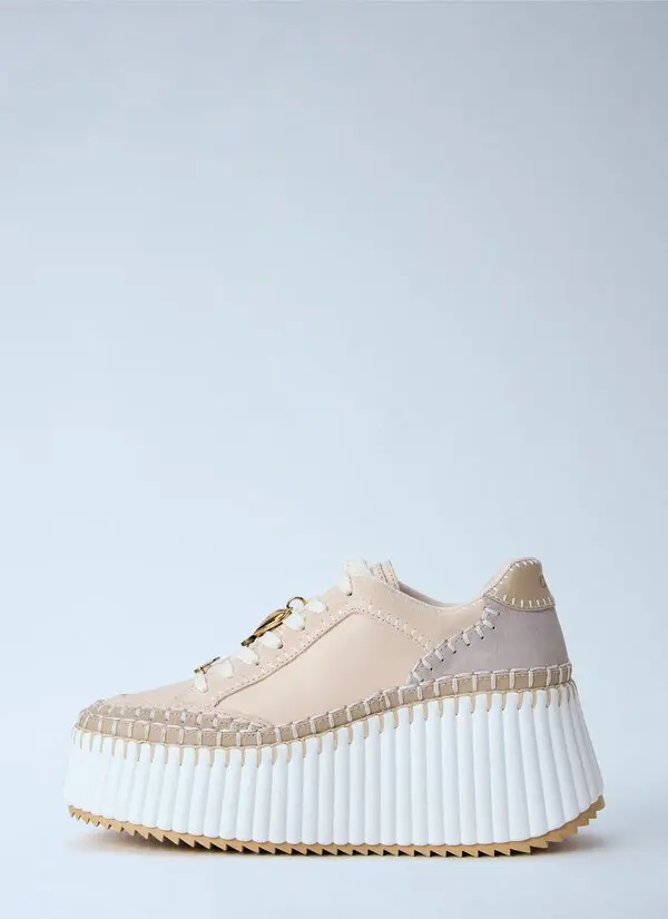 Chloé Nama Wedge Sneakers