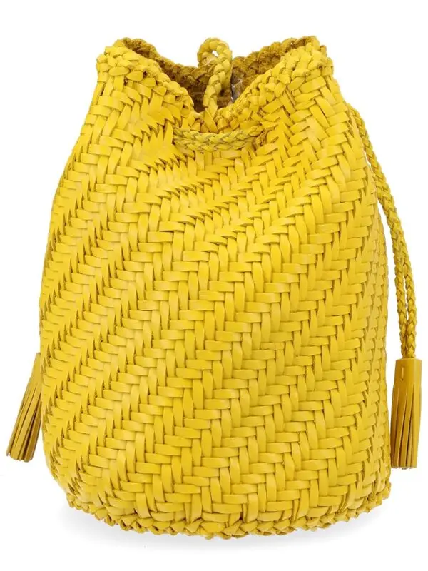 Dragon Diffusion Borsa Pompom Double Jump Tan