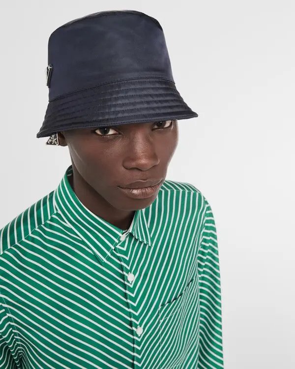 Prada Midnight Re-nylon Hat - Blue