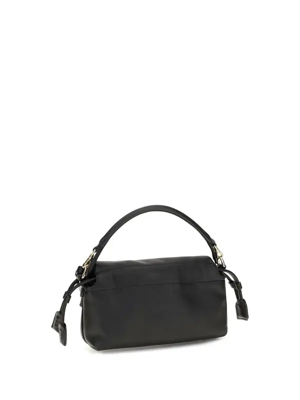 Fendi Small Baguette Soft Nappa Leather Handbag - Black